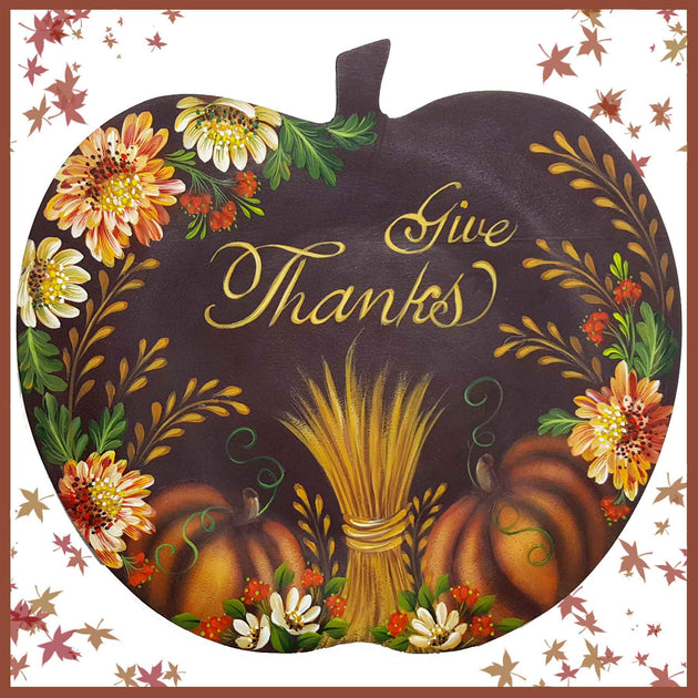 Give Thanks Pumpkin Pattern Packet – PineCraft Inc