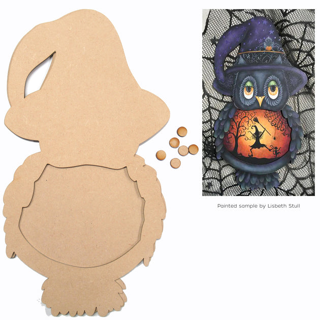 Witch Owl Plaque – PineCraft Inc