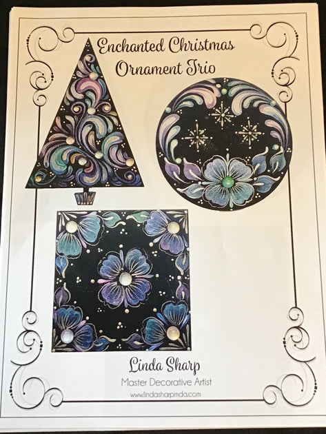 Linda Sharp-Enchanted Christmas Ornament Trio – PineCraft Inc
