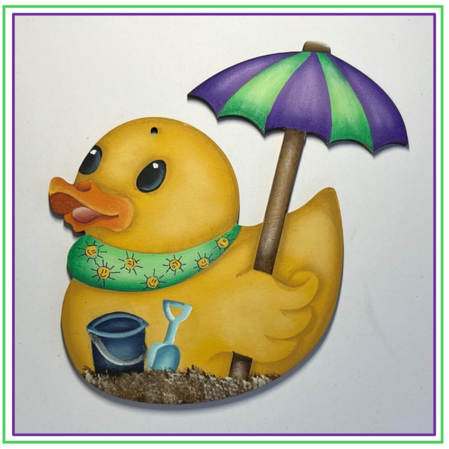 Linda O’Connell Summer Vibes Duck Ornament – PineCraft Inc