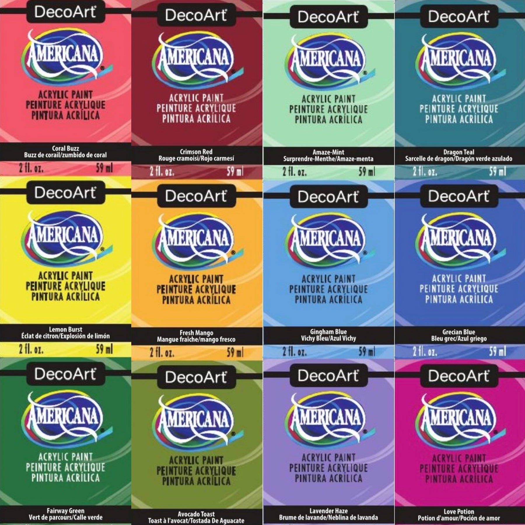 Americana Acrylic Paint 2025 Colors! – PineCraft Inc