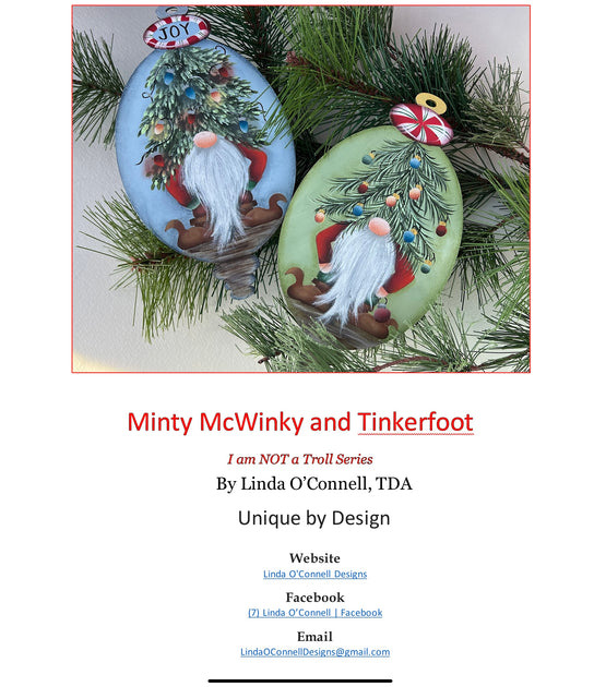 Minty McWinky & Tinkfoot Pattern Packet – PineCraft Inc