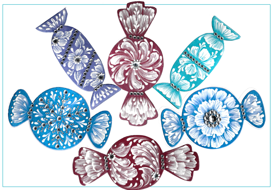 Linda Sharp Sugar Plum Candies Pattern Packet – PineCraft Inc