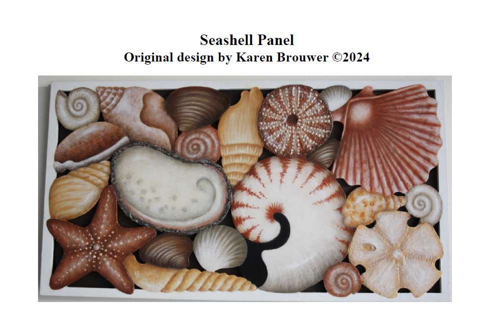 Seashell Panel Pattern Packet – PineCraft Inc