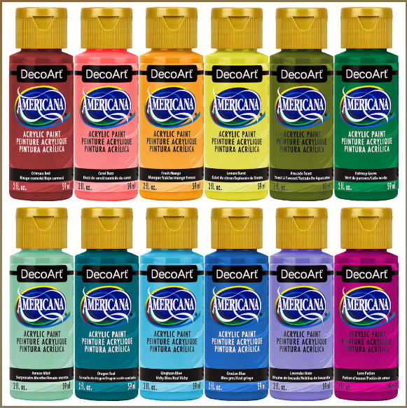 Americana Acrylic Paint 2025 Colors! – PineCraft Inc