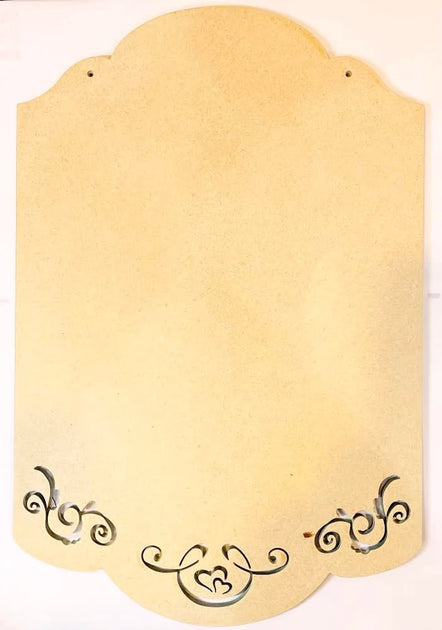 Classic Curves Flourish Plaque – PineCraft Inc