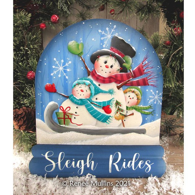 Large Stand Up Snow Globe (WOOD) – PineCraft Inc