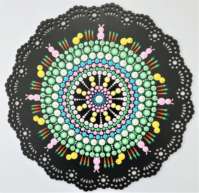 Cindy Moore 13.5" Filigree Scalloped Plaque – PineCraft Inc