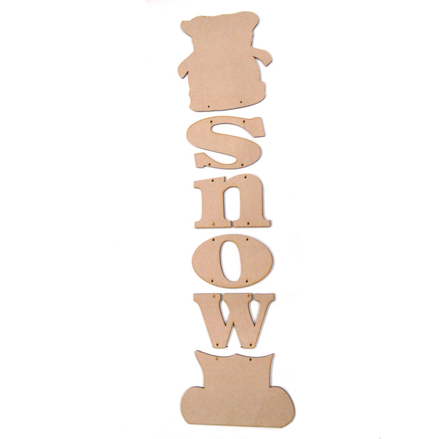 Frosty Snow Letters – PineCraft Inc