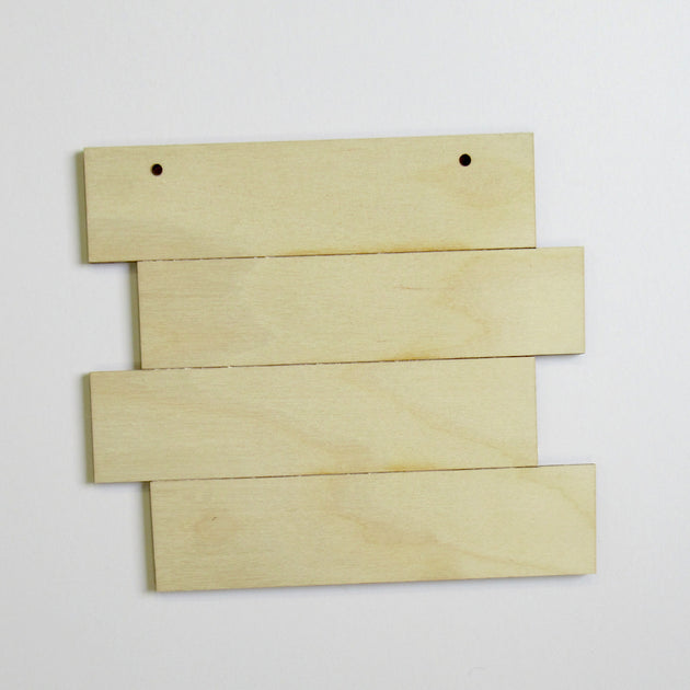 Grooved Stacked Ornament/Sign – PineCraft Inc