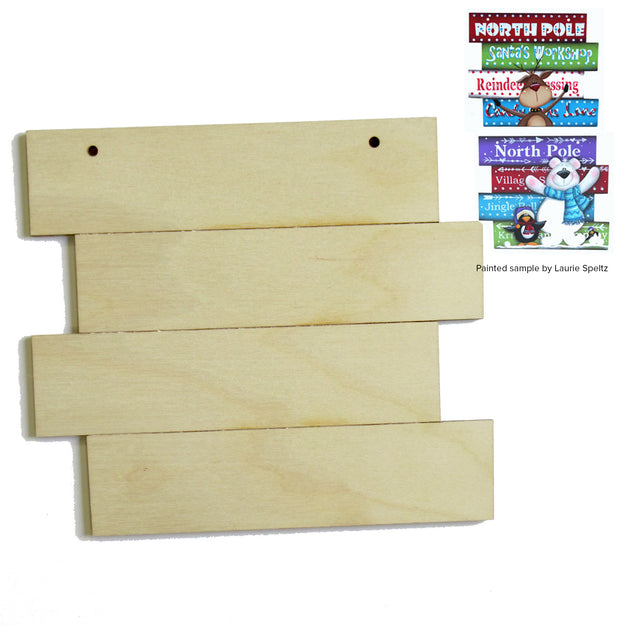 Grooved Stacked Ornament/Sign – PineCraft Inc