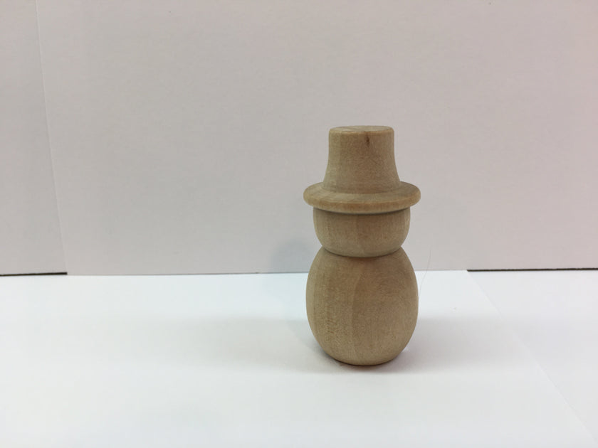 2 1/4 Turned Baby Snowman – PineCraft Inc