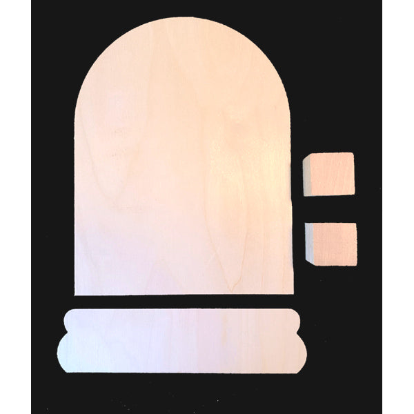 Large Stand Up Snow Globe (WOOD) – PineCraft Inc