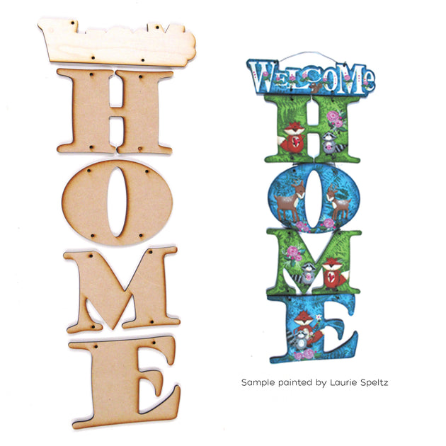 Welcome Home Hanging Letters – PineCraft Inc