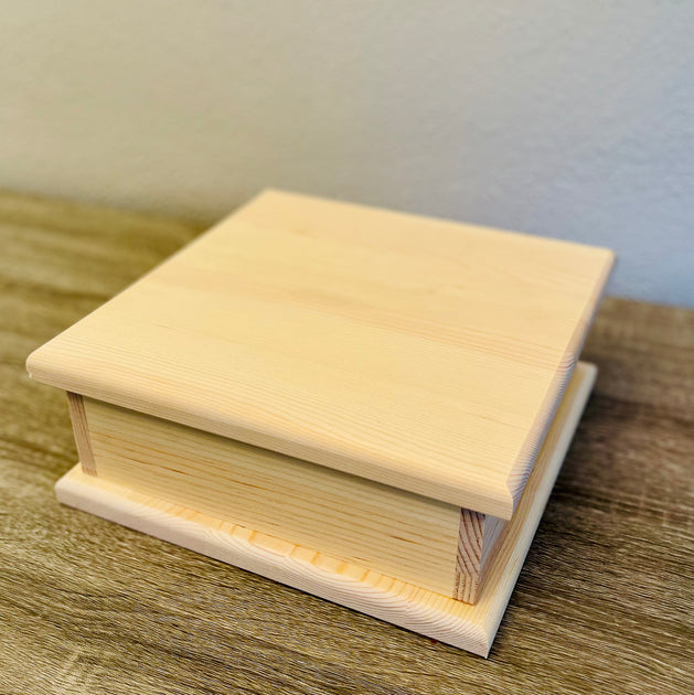 Square Keepsake Box – PineCraft Inc