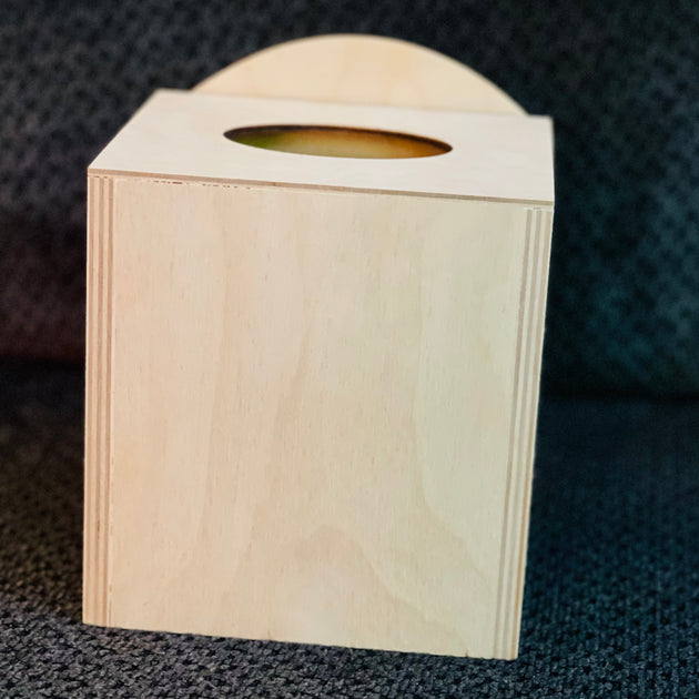 Tissue Box with Removable Insert – PineCraft Inc