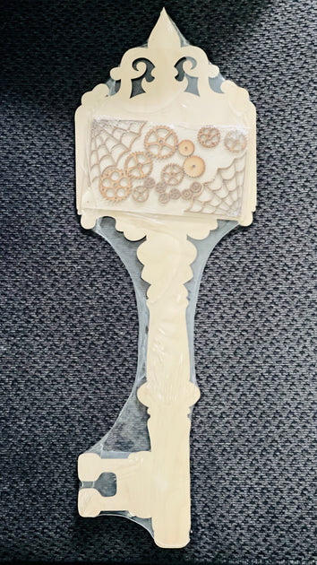 3D Haunted House Key – PineCraft Inc