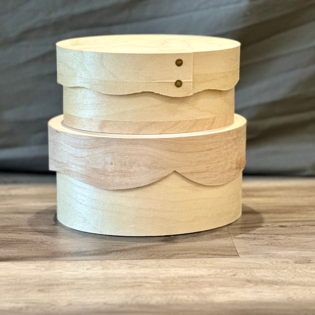 Scalloped Bentwood Boxes – PineCraft Inc