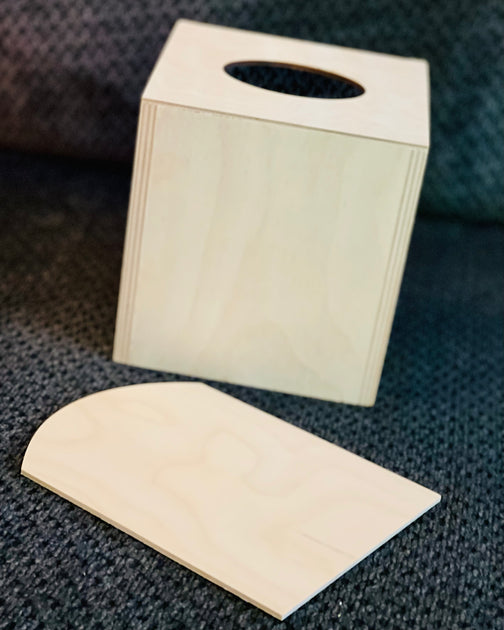 Tissue Box with Removable Insert – PineCraft Inc
